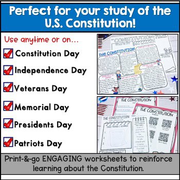 U.S. Constitution Bundle | Constitution Day Activities - The Rocket ...