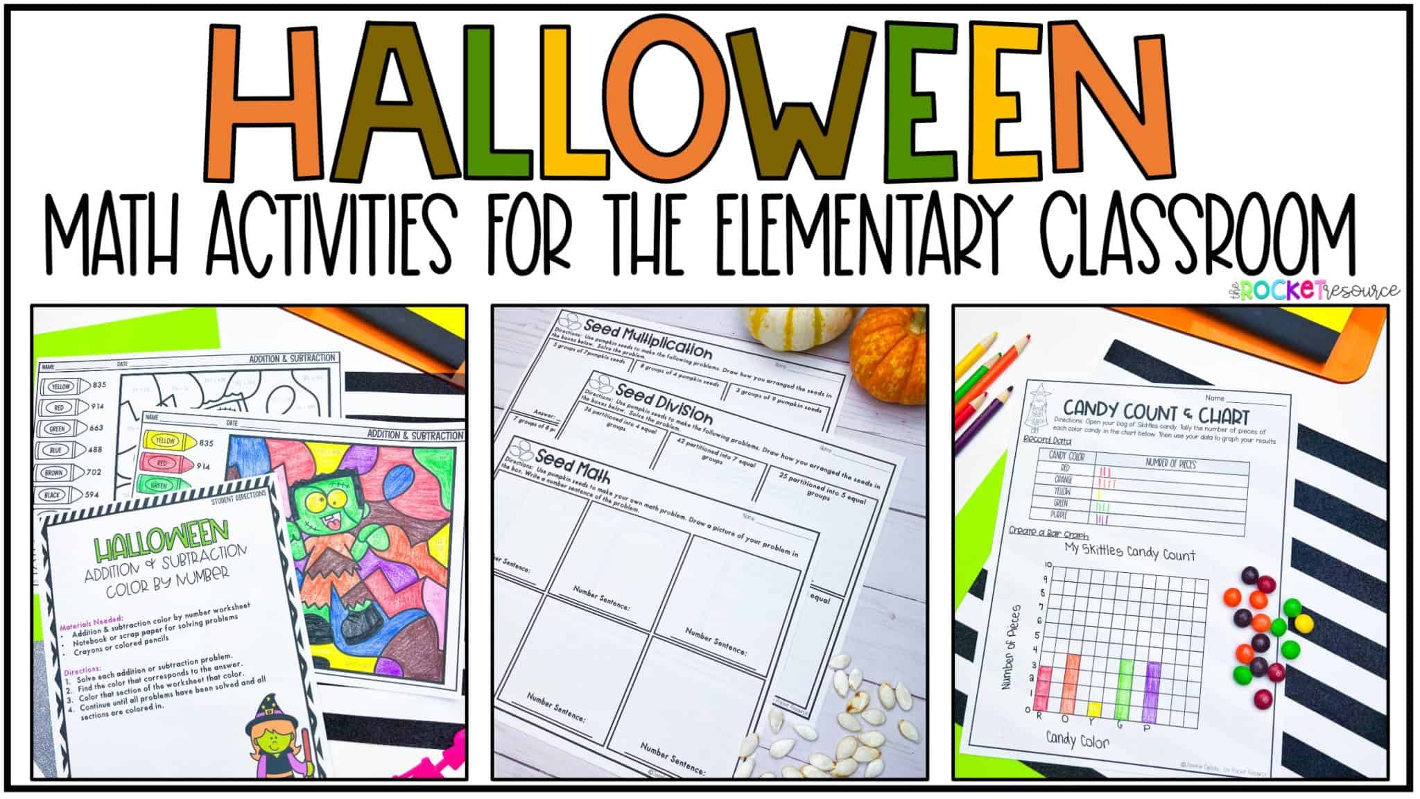 Halloween Math Elementary - The Rocket Resource
